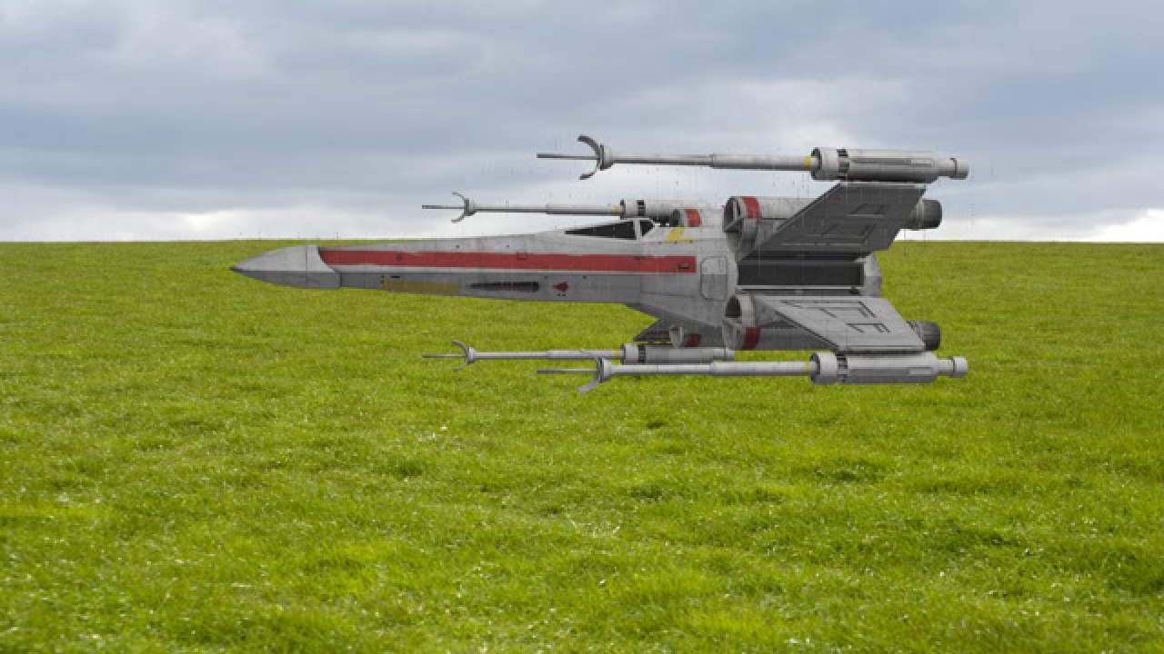 X-wing landing - indavideo.hu